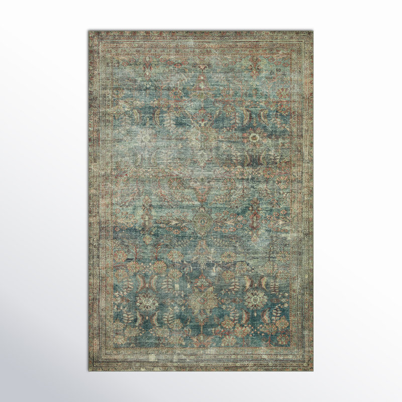 Magnolia Home By Joanna Gaines X Loloi Banks Machine Washable Ocean ...