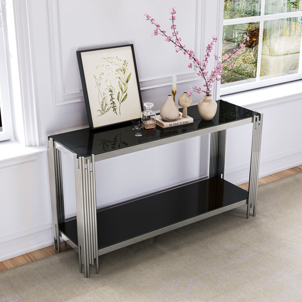 Glass Console Tables You'll Love | Wayfair