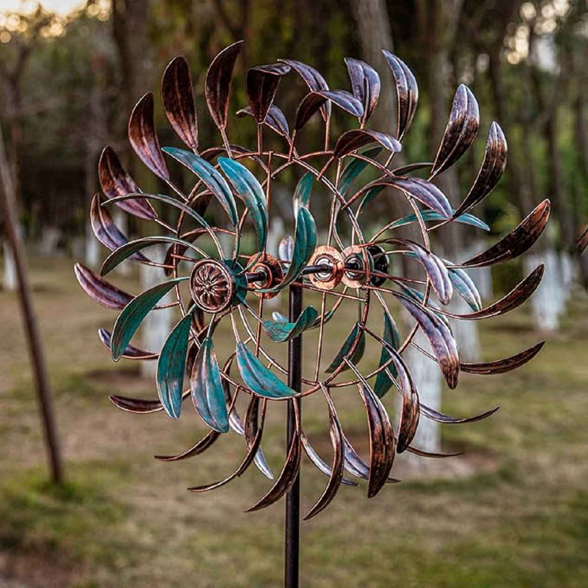 Arlmont & Co. Wind Spinners Outdoor Metal Large 360 Degrees Kinetic ...