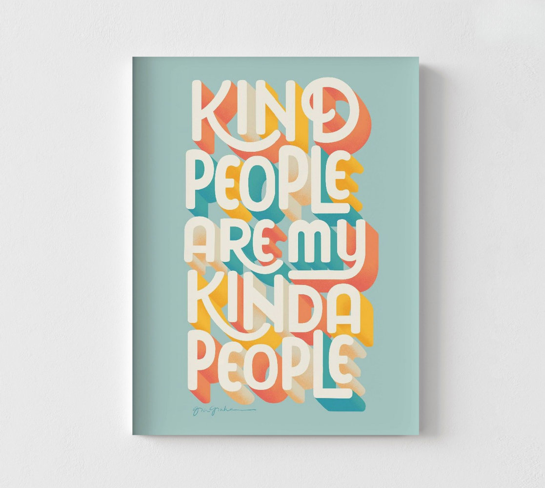 WeFrameArt Kindness Quotes Poster Prints, Framed Good Omens Poster ...