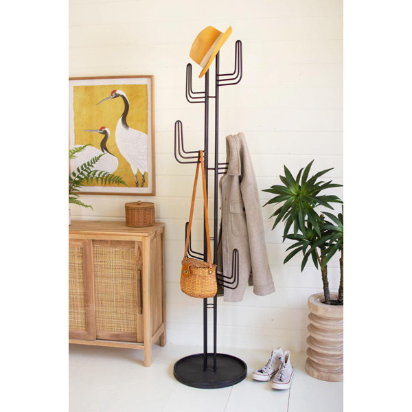 The Twillery Co.® Morrilton 4 - Hook Freestanding Coat Rack & Reviews ...