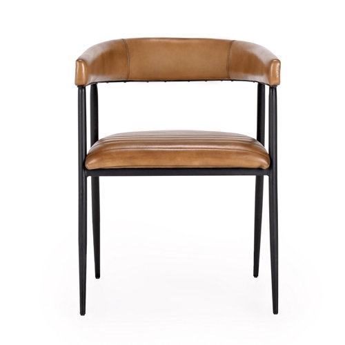 Luxury Genuine Leather Dining Chairs | Perigold