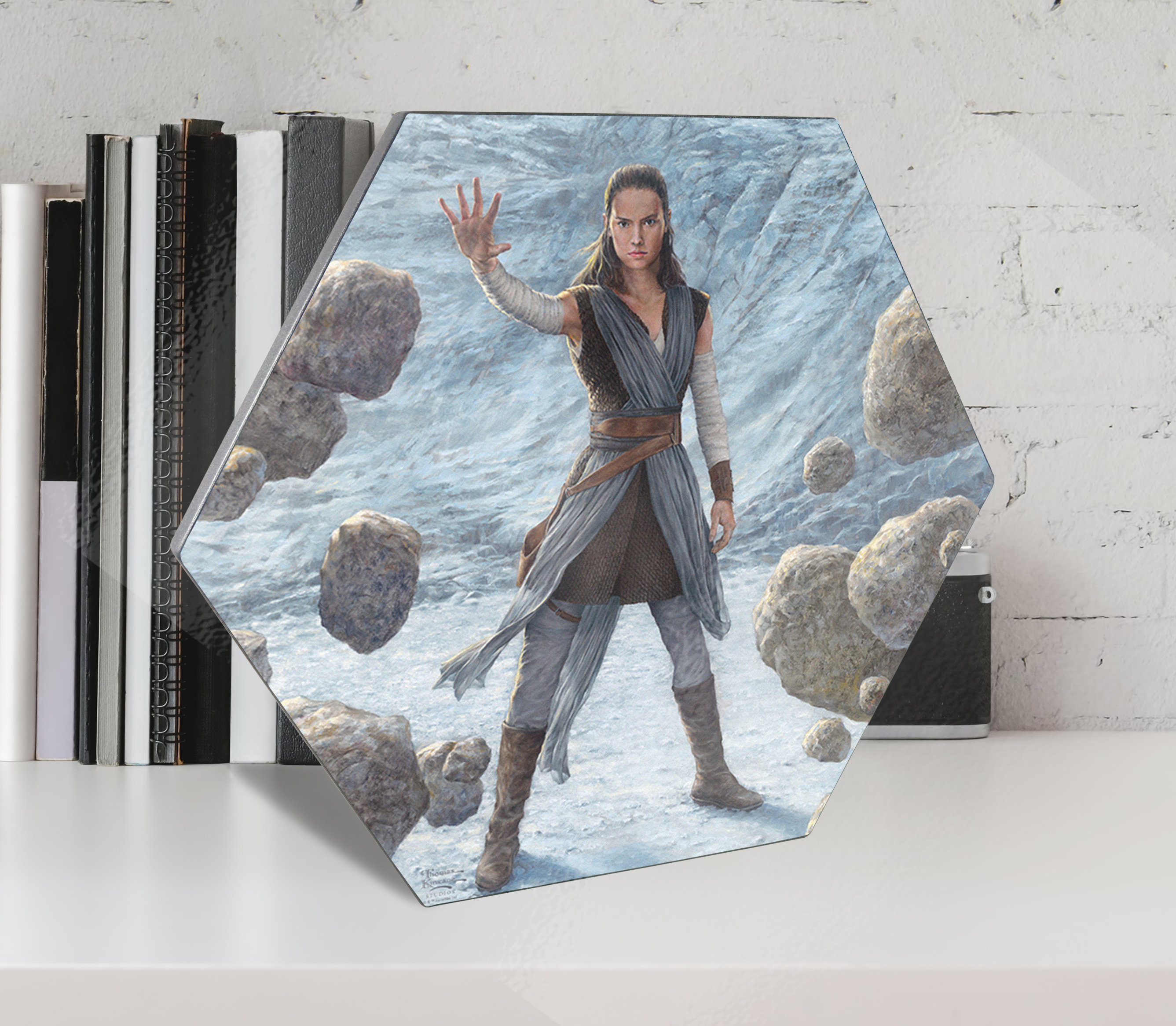 Trend Setters Star Wars (Rey Of Hope) Knexagon Wood Print | Wayfair