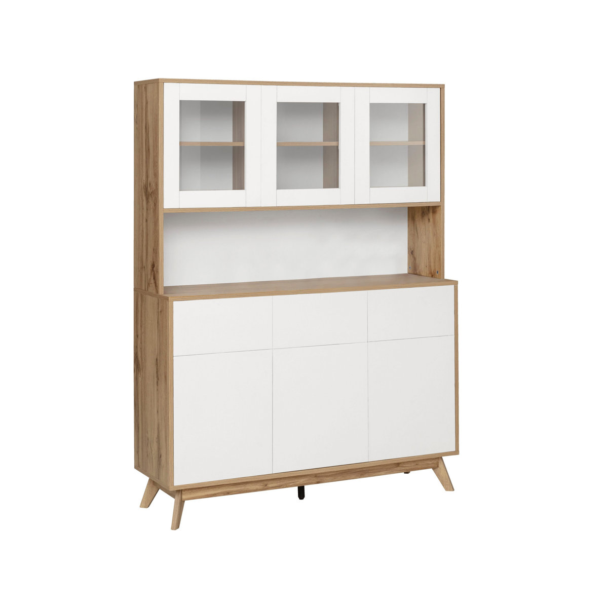 Fjørde & Co Mckinnon Kitchen Pantry 165 cm Sideboard Highboard push-to ...