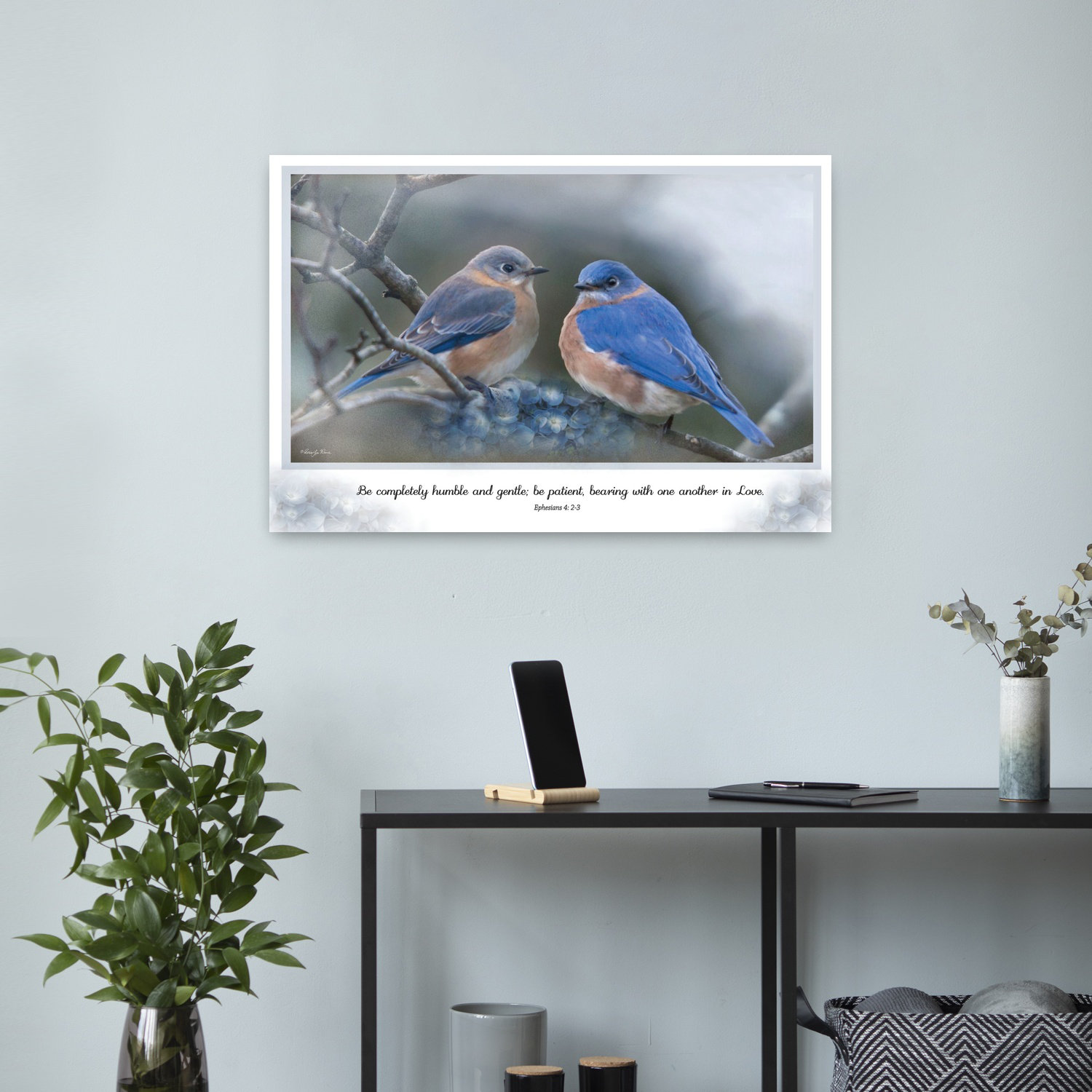 Latitude Run® Humble And Gentle Contemporary Bird Tree Art | Wayfair