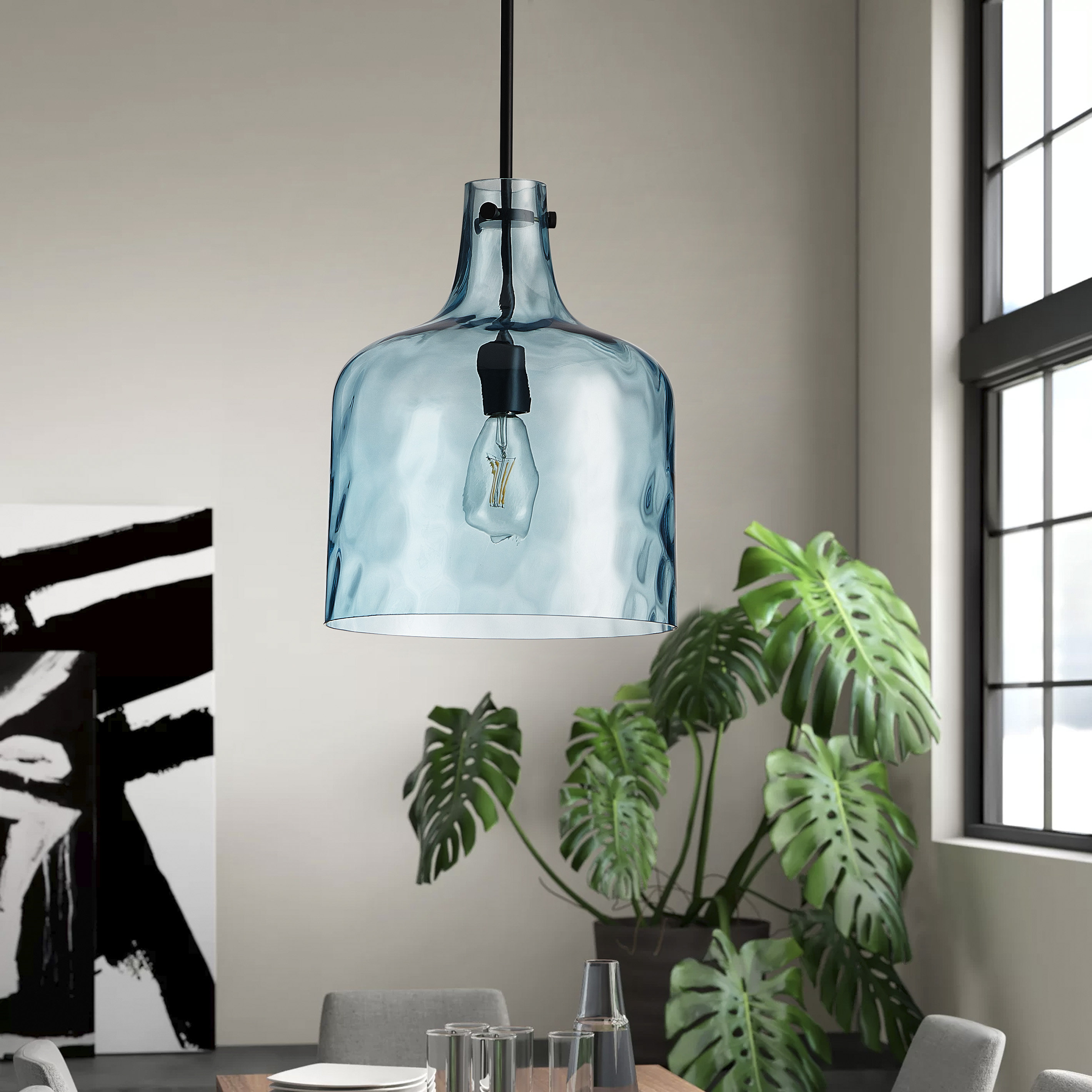Breakwater Bay Massi 1 - Light Dome Cylinder Pendant | Wayfair