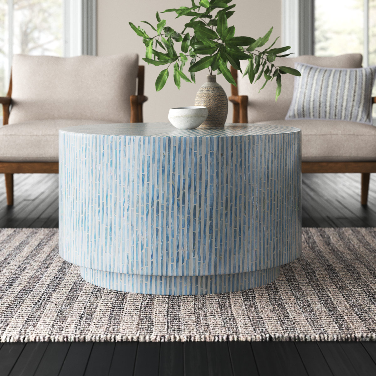 Joss & Main Marcello Drum 1 Coffee Table & Reviews | Wayfair