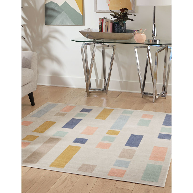 George Oliver Mccaleb Geometric Rug | Wayfair