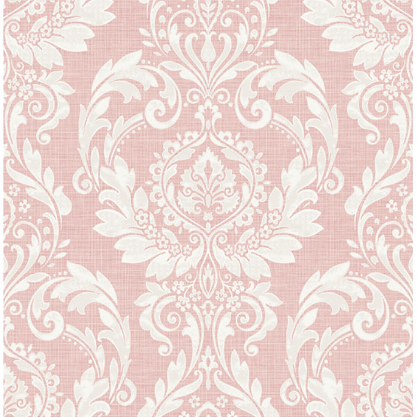 Charlton Home® Daneeka Peel & Stick Damask Roll | Wayfair