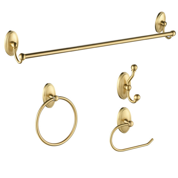 FORIOUS 4 - Piece Bathroom Hardware Set & Reviews | Wayfair