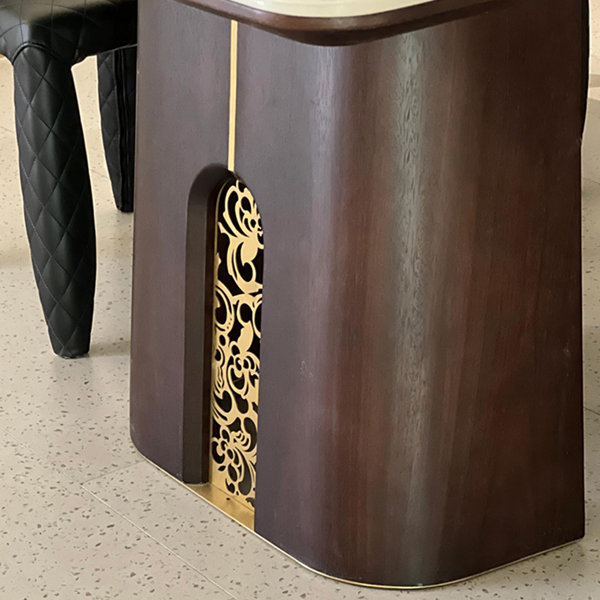 Elysian Haven Furnishings Bright Rock Panel Dining Table And Chair 5 ...