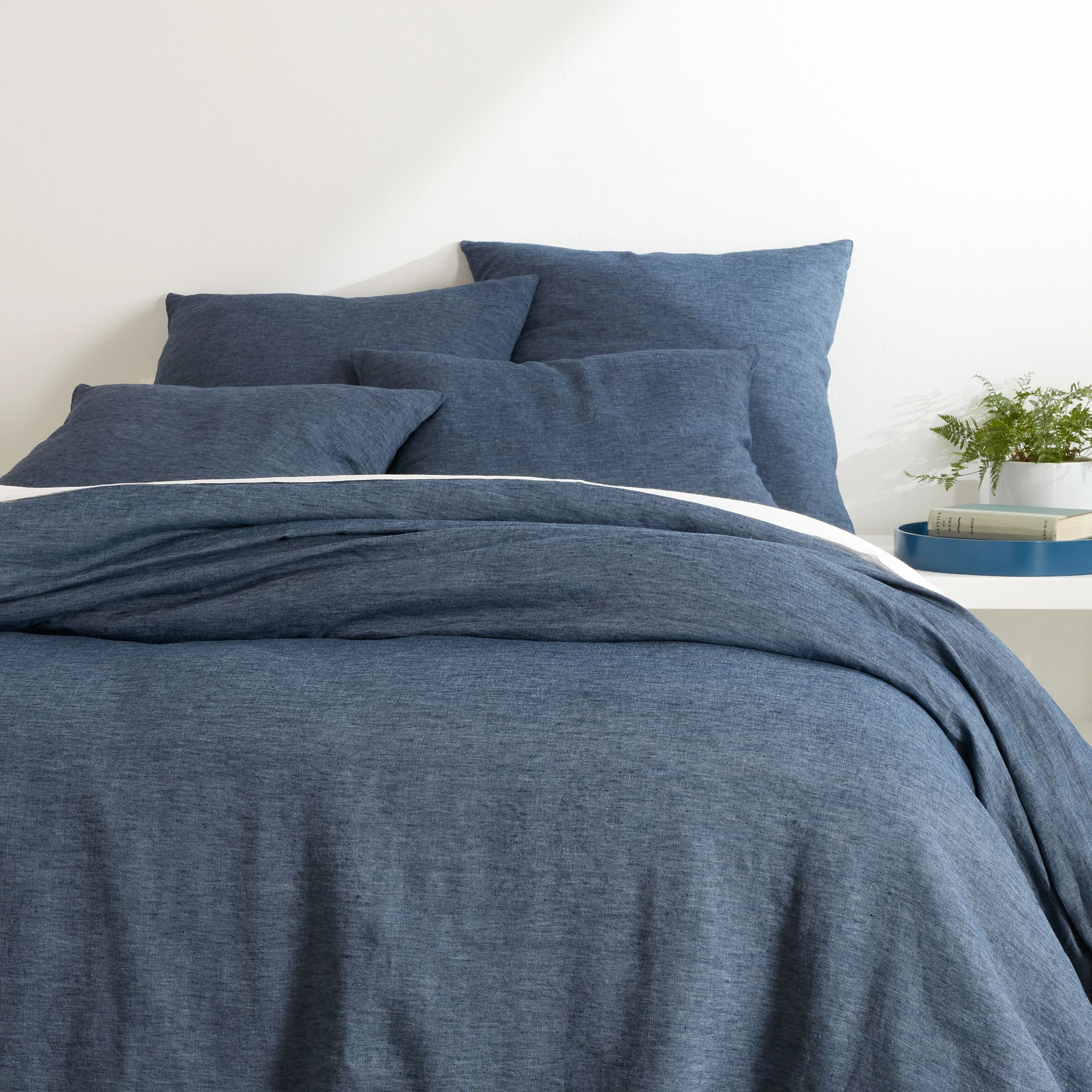 Pine Cone Hill Jovi Linen Ink Duvet Cover | Joss & Main
