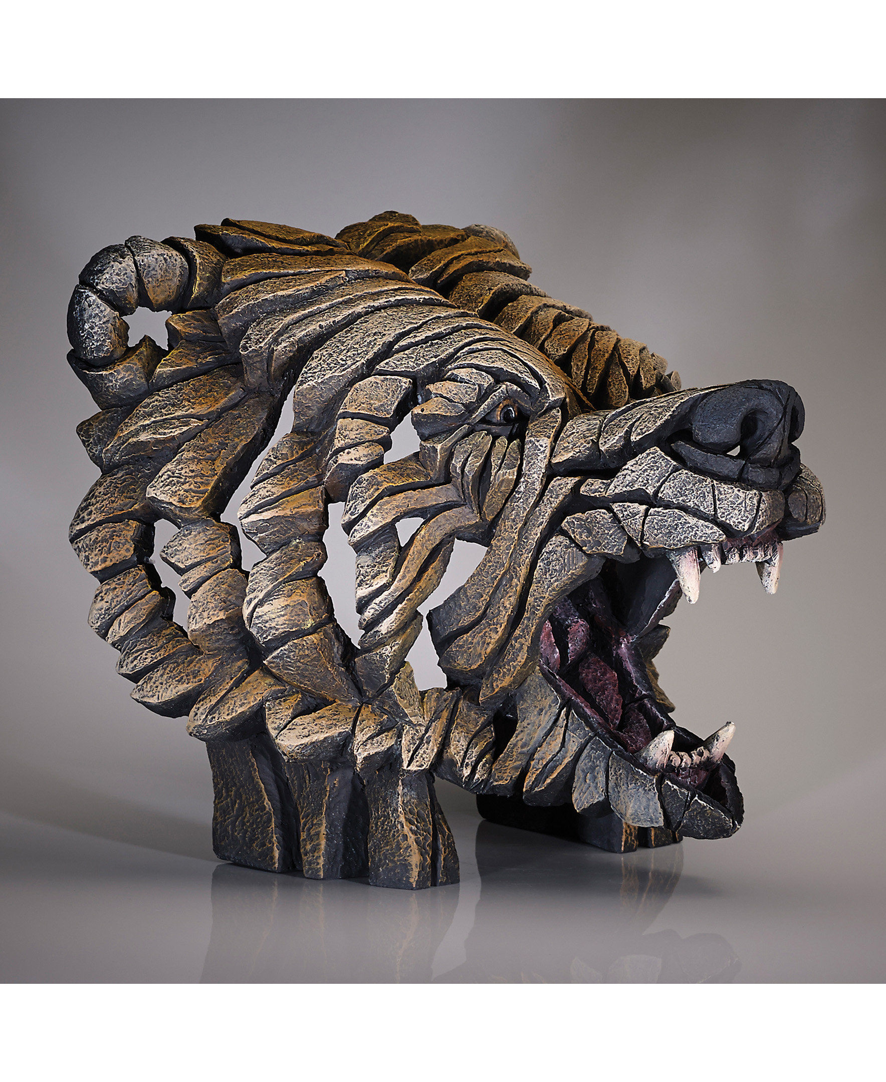 enesco Edge Sculpture Bear Bust 15in H | Wayfair