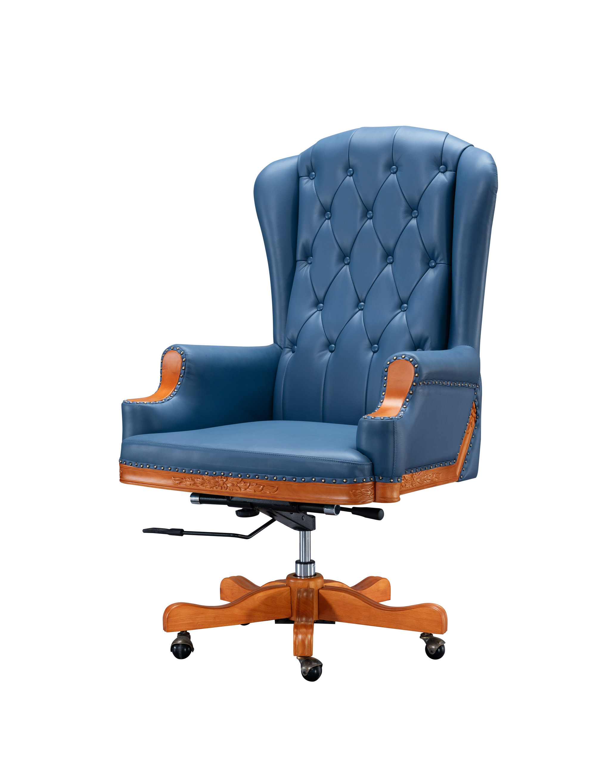 InfinityFurnitureImport Infinity Blue High-back Executive Chair | Wayfair