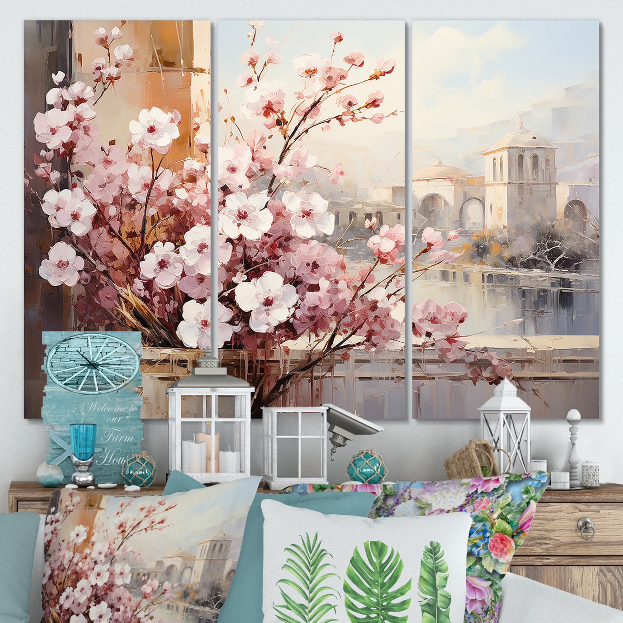 Red Barrel Studio® Springtime Roman Empire Landscape 1 - Italy Wall Art ...