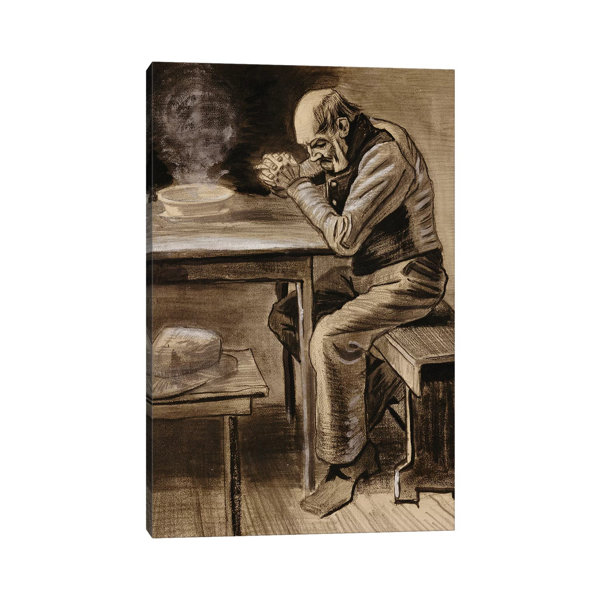 ClassicLiving The Prayer, 1882 by Vincent Van Gogh - Wrapped Canvas ...