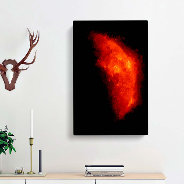 East Urban Home Earth Shadow Blocking The Sun In Abstract - Wrapped ...