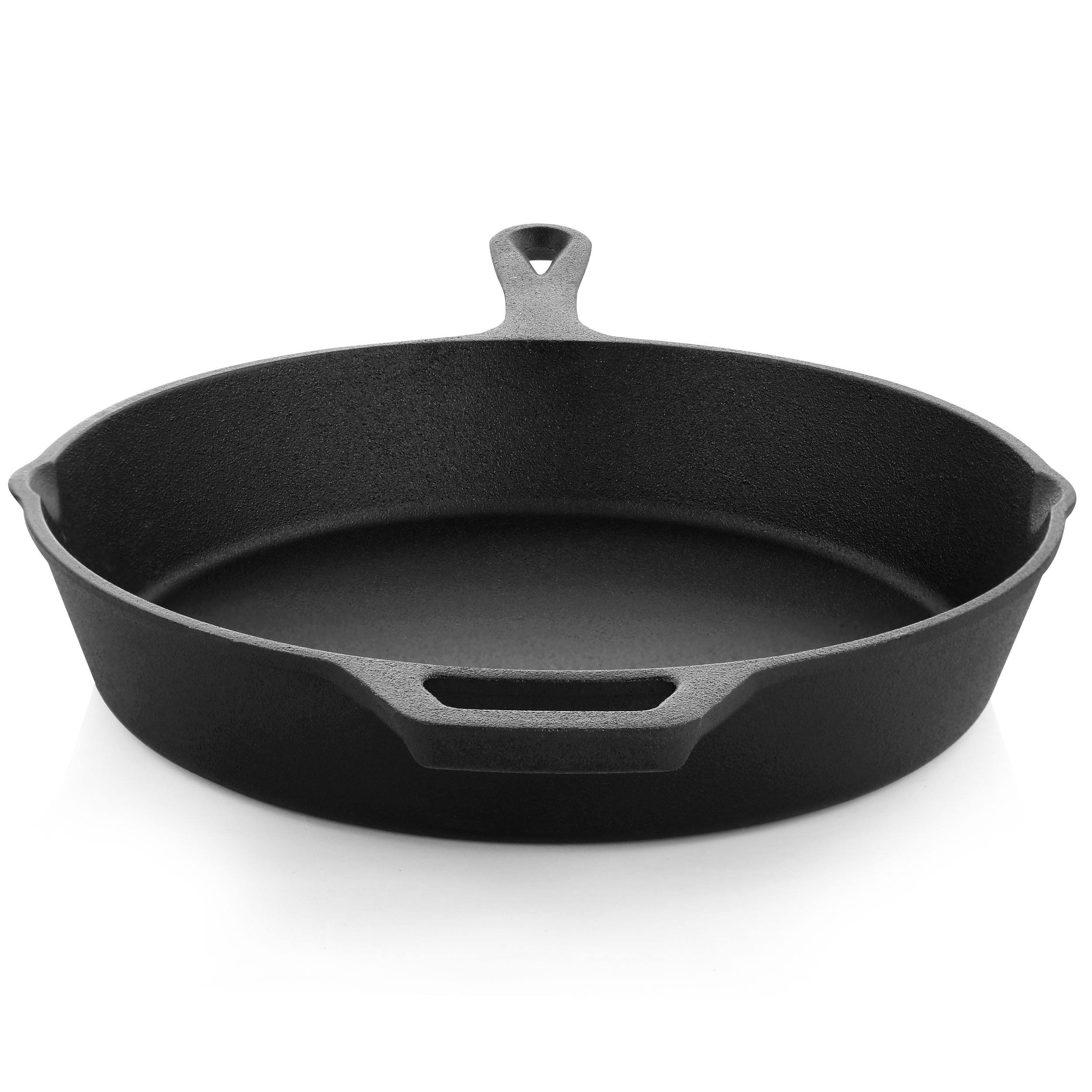 MegaChef Seasoned Cast Iron Non-Stick 10'' Frying Pan | Wayfair