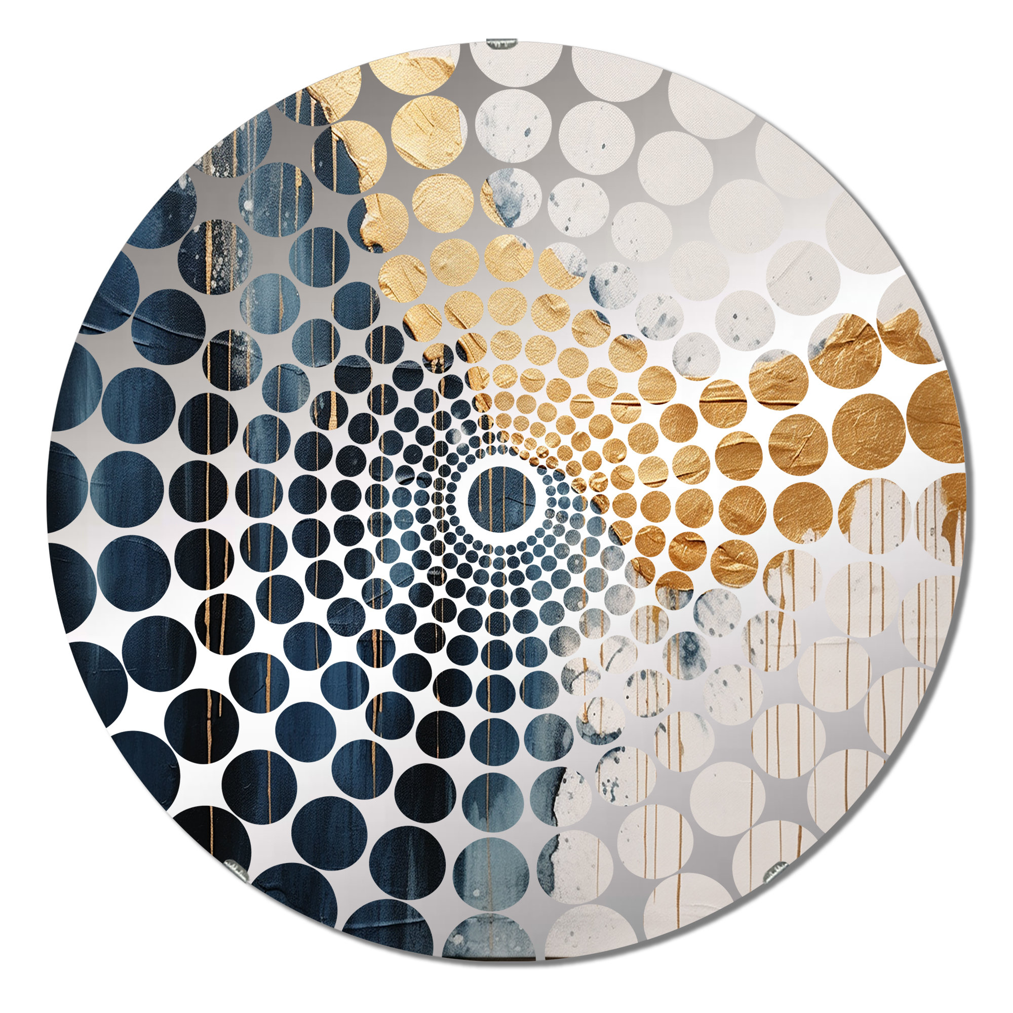 East Urban Home Ferrars - Concentric Circles Decorative Mirror | Wayfair