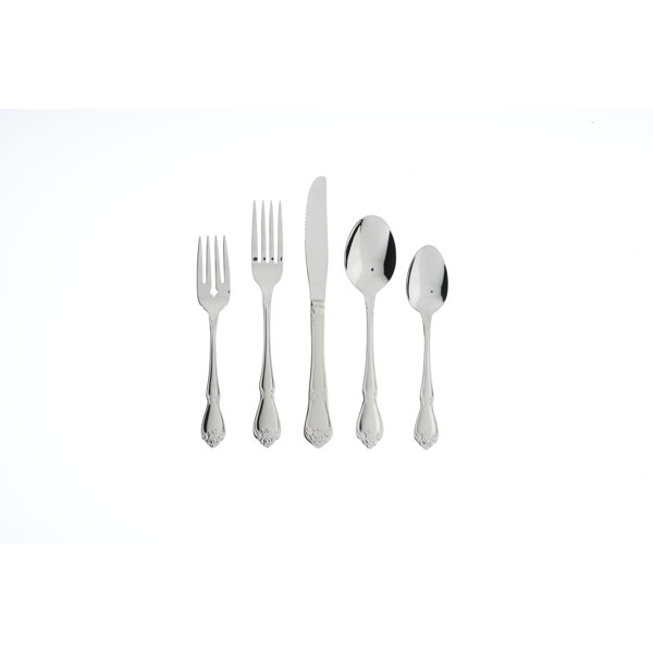 Oneida True Rose 45 Piece Everyday Flatware Set & Reviews | Wayfair
