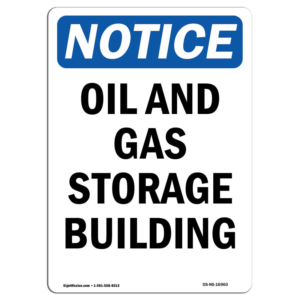 SignMission Oil and Gas Storage Building Sign | Wayfair