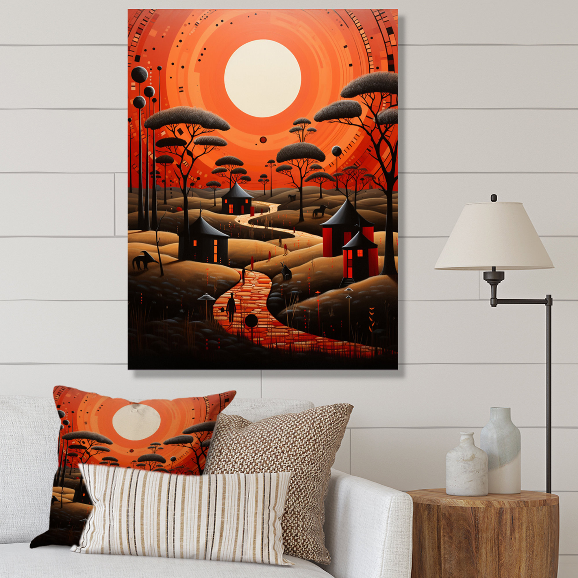 Red Barrel Studio African Tribal Rhythms XIII - African Tribes Canvas ...