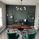 Trent Austin Design® Gravesend Acacia Metal Base Dining Table & Reviews ...