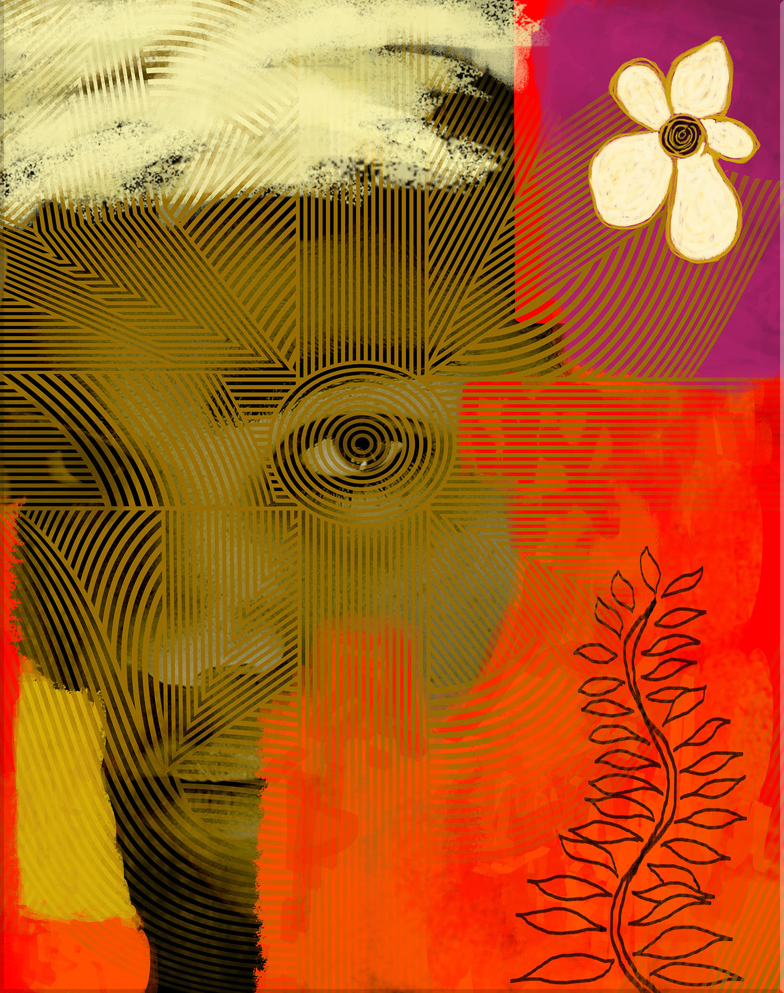 RFA Decor Lady in Red by Larry Laslo - Wrapped Canvas | Wayfair