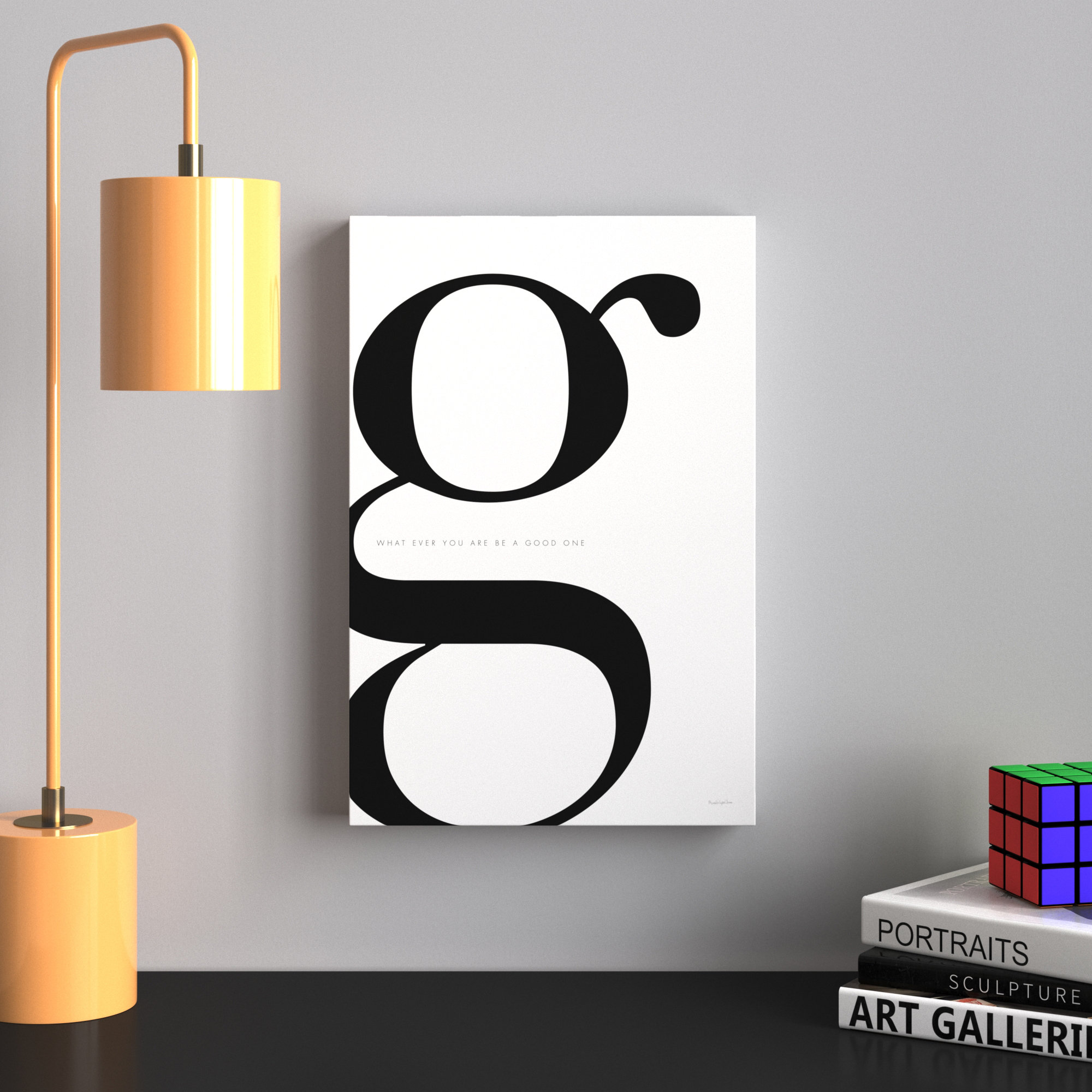 Zipcode Design™ G Is for Good on White by Mercedes Lopez Charro ...