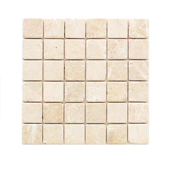 Stone & Tile Shoppe, Inc. Marble Grid Mosaic Wall & Floor Tile | Wayfair