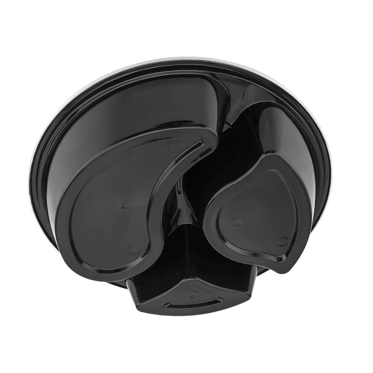 Prep & Savour 12-pack Meal Prep Round Reusable Plastic Compartment ...