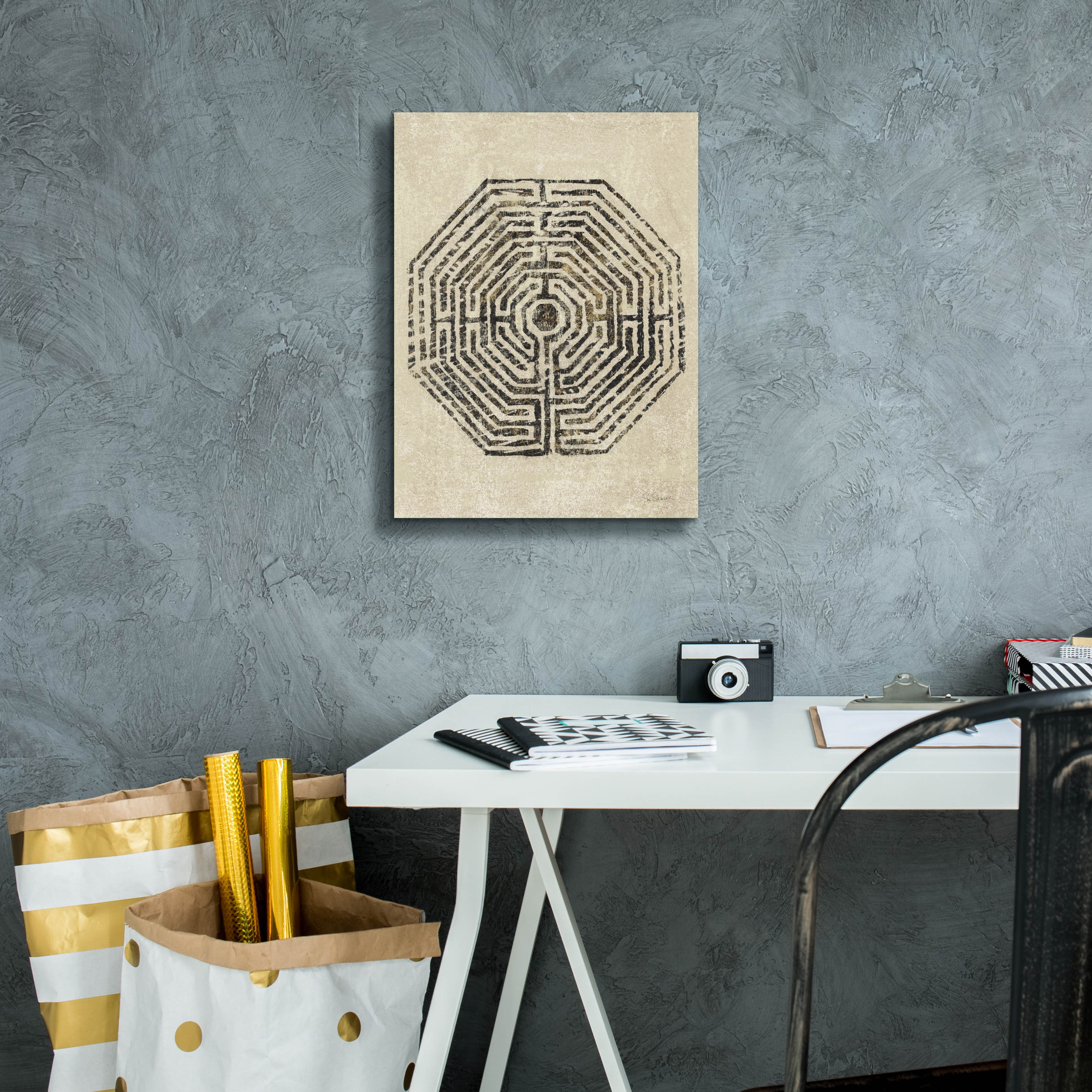 Ebern Designs Epic Graffiti 'Labyrinth Vertical' by Sue Schlabach ...