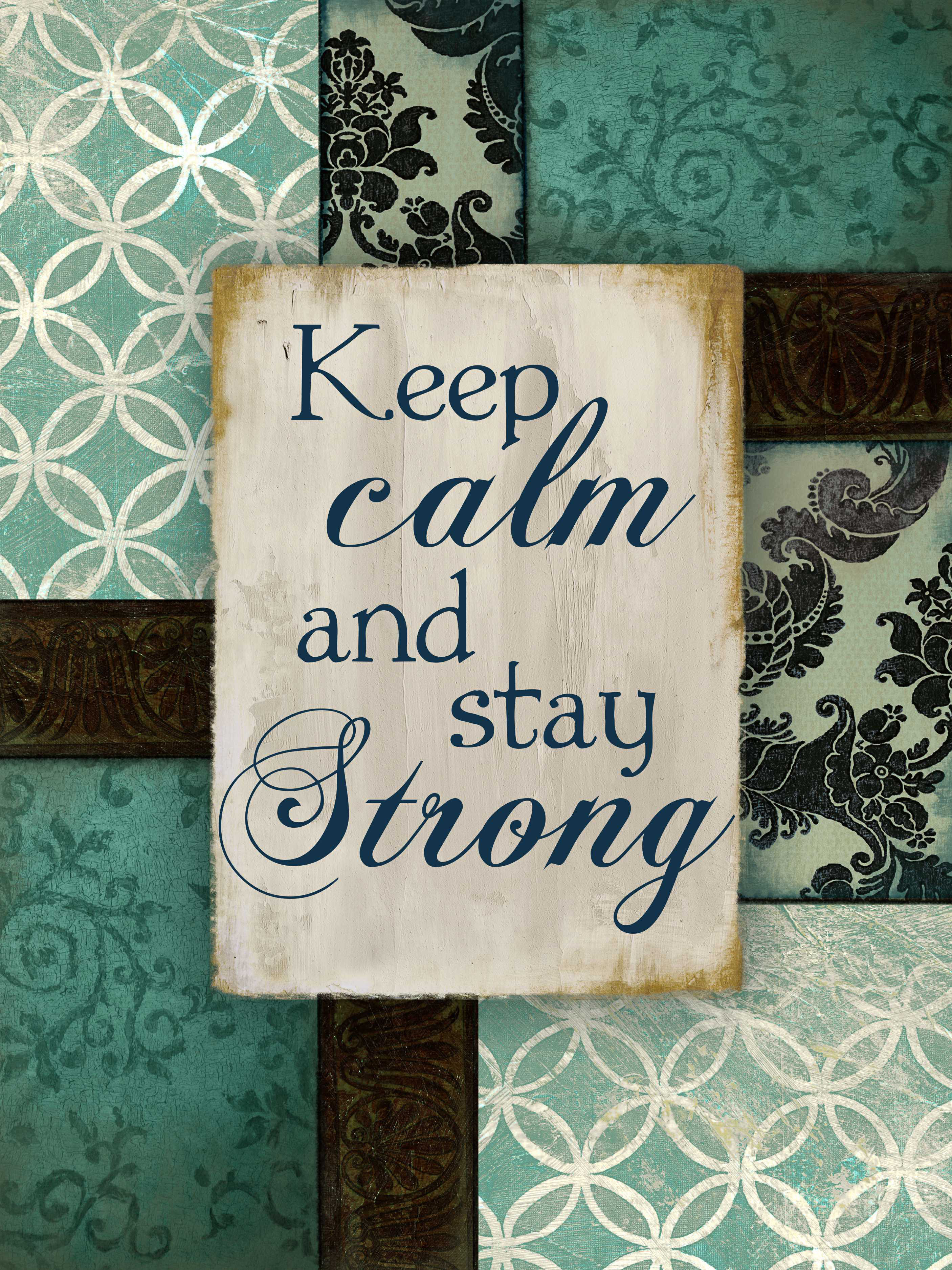 Trinx Blue Circes Keep Calm - Wayfair Canada