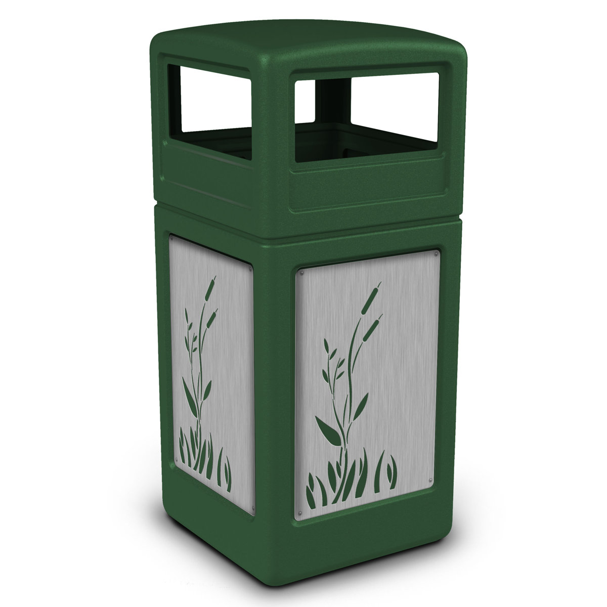 Commercial Zone Precision Series® Panels 42 Gallon Trash Can - Wayfair ...