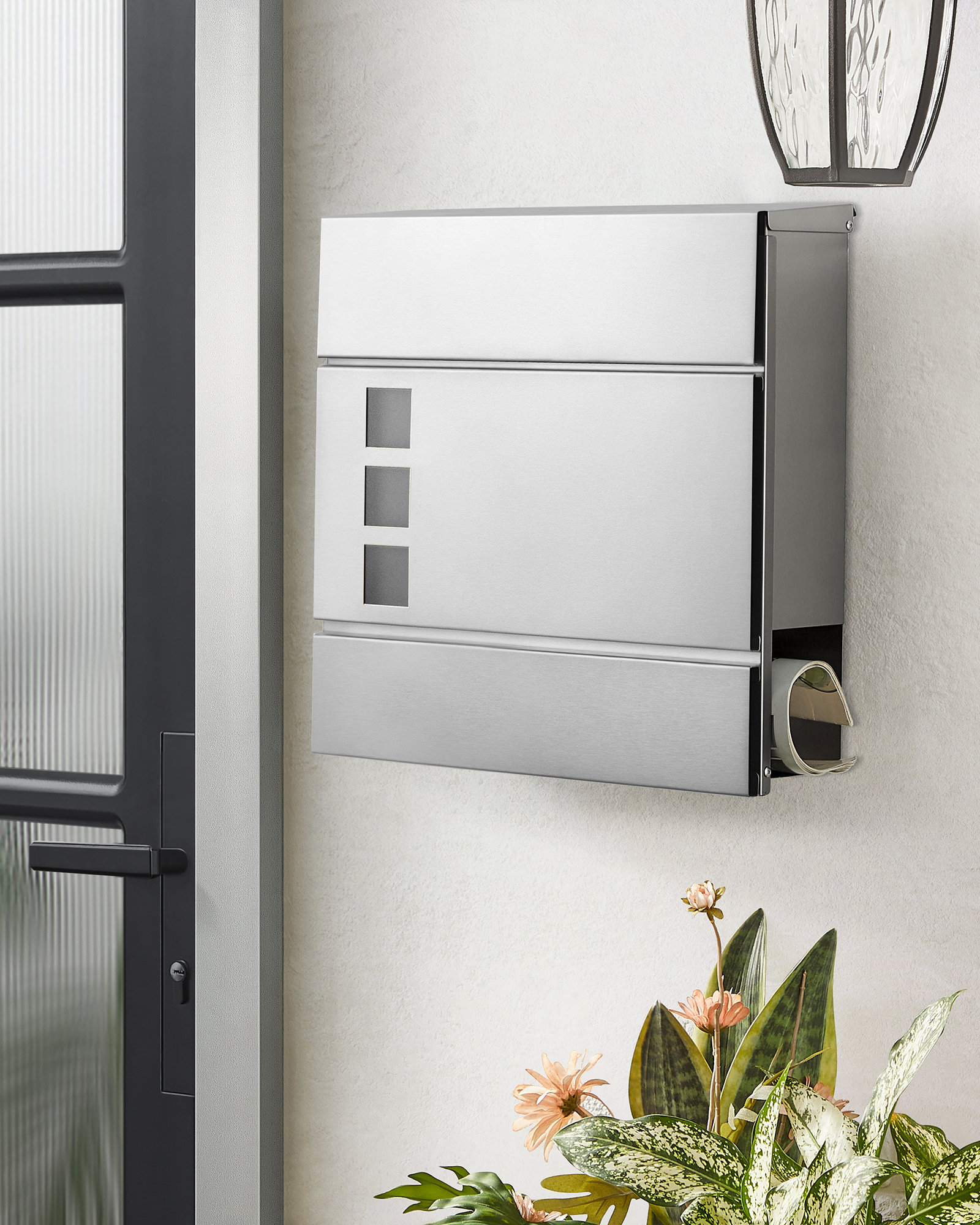 Inbox Zero Jalonte Steel Wall Mounted Post Box | Wayfair.co.uk