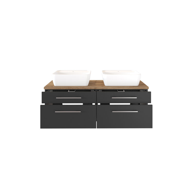 17 Stories Bumgardner Vanity & Mirror Set | Wayfair.co.uk
