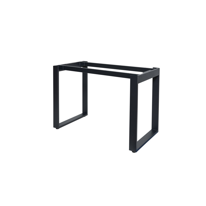 BFM Seating Urban Black 30x72" Loop Indoor Dining Height Table Base ...