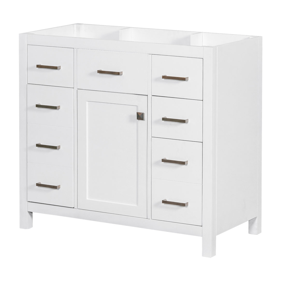Lark Manor™ Carolene 35.4'' Single Bathroom Vanity Base Only | Wayfair