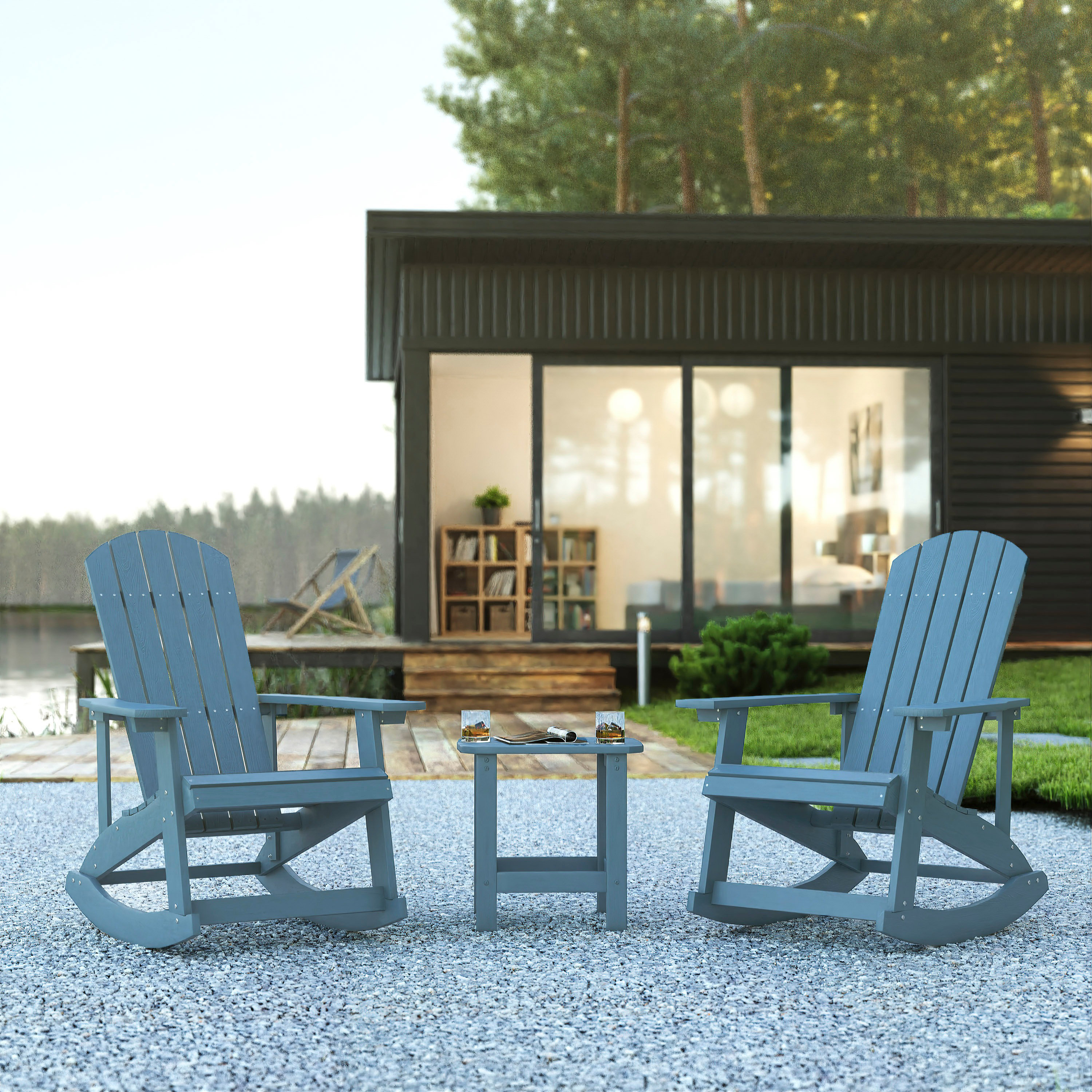 Beachcrest Home™ Baltazar All-Weather Poly Resin Wood Adirondack ...