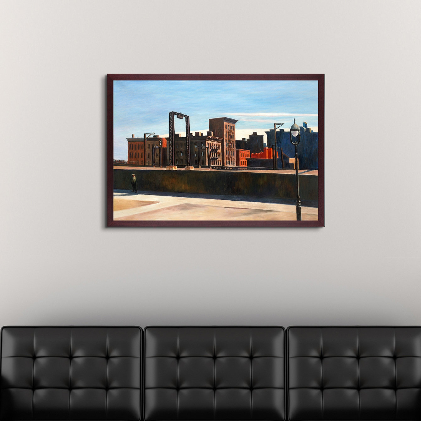 Vault W Artwork Manhattan Bridge Loop, 1928 Framed On Canvas by Edward ...