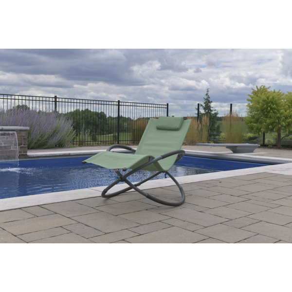Arlmont & Co. Vivere Orbital Rocking Lounger Made with Premium Outdoor ...