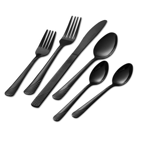 Black Flatware Sets & Black Silverware | From $30 Until 11/20 | Wayfair