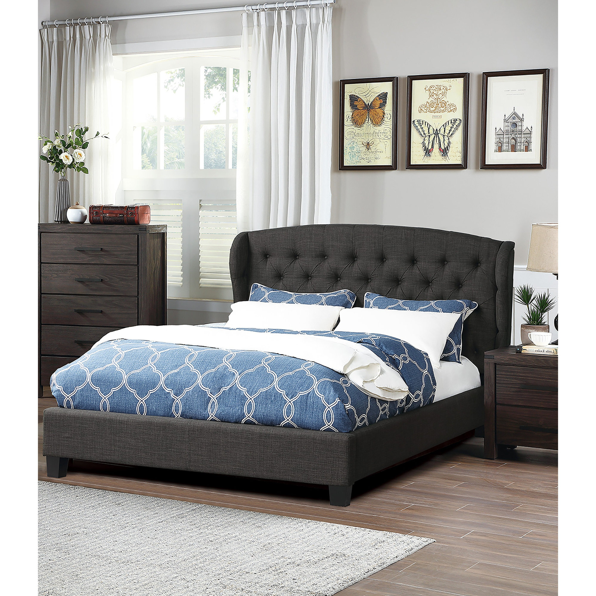Mercer41 Modern Contemporary Style 1pc Eastern Bed | Wayfair