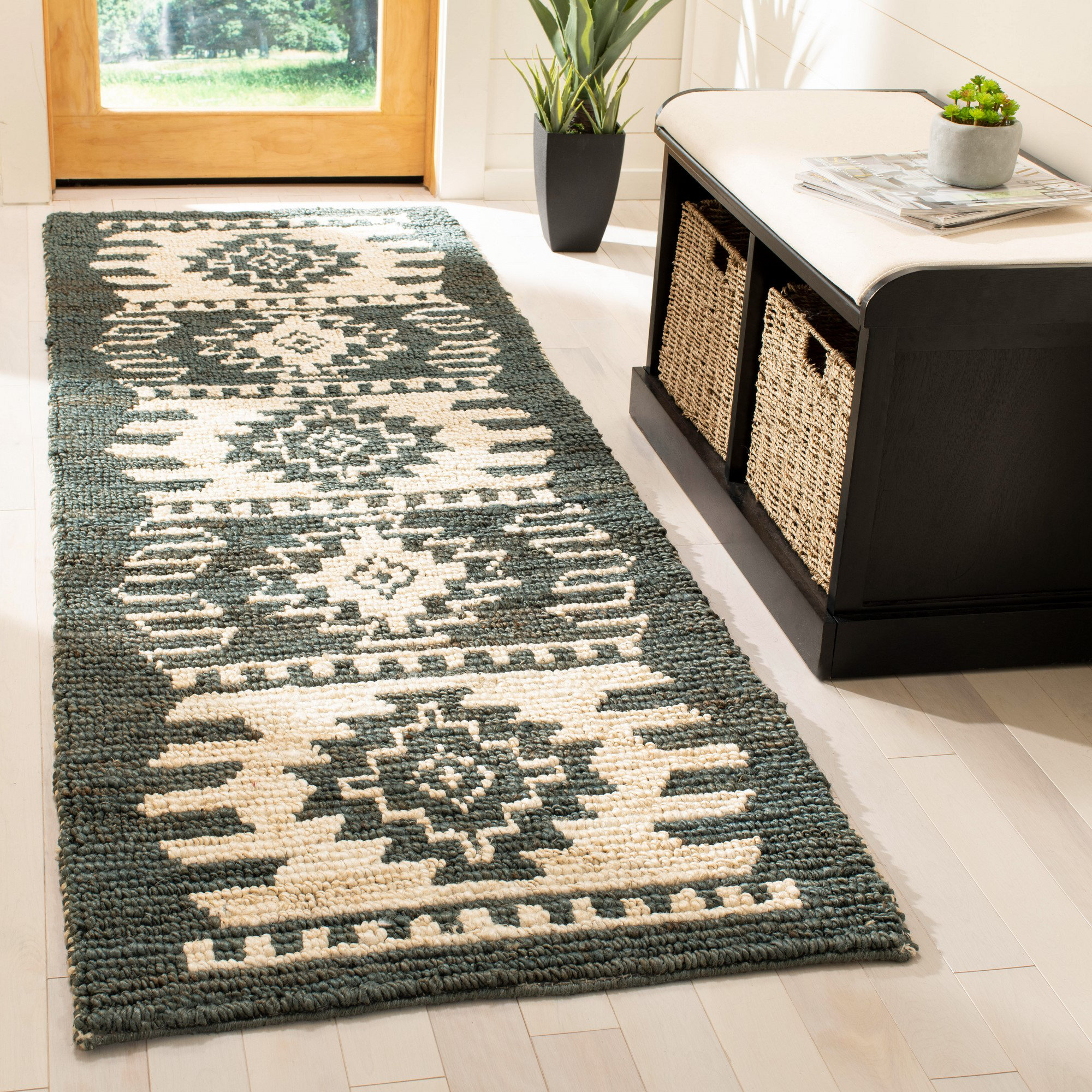 Union Rustic Tuttle Hand Woven Southwestern Indoor/Outdoor Rug | Wayfair