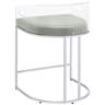 Hokku Designs 2 Grey Acrylic Back Dining Chairs - Elegant Design With ...