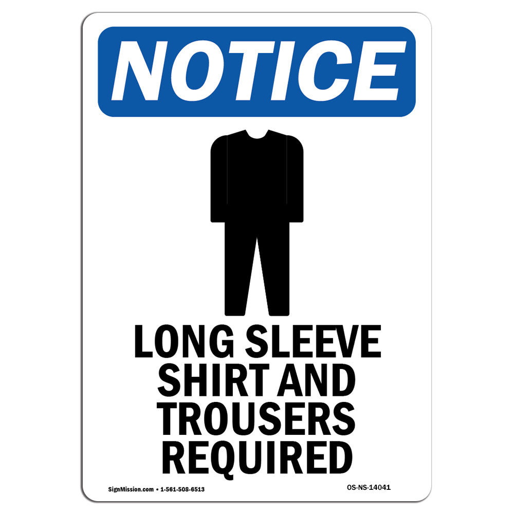 SignMission Long Sleeve Shirt Sign with Symbol | Wayfair