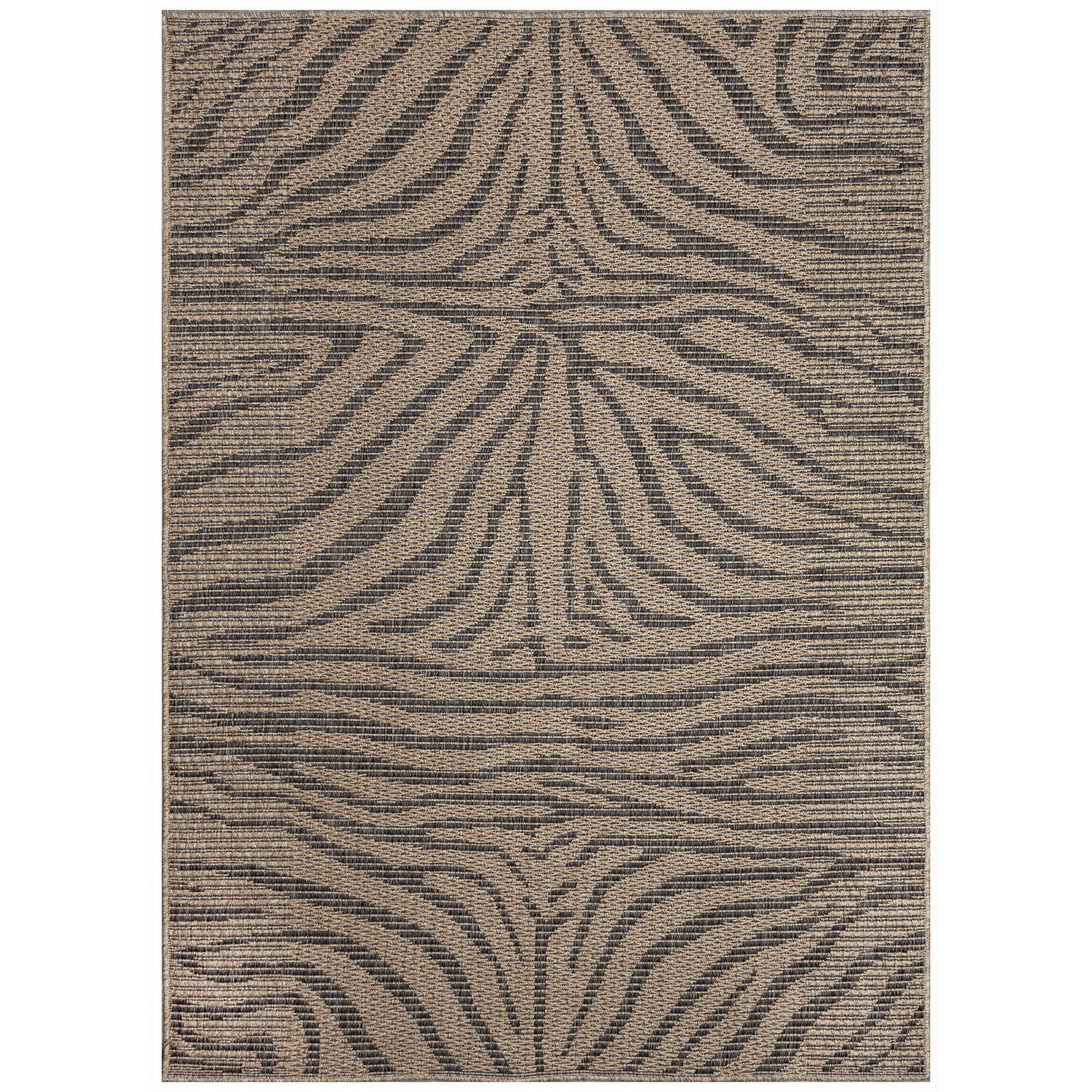 Mercer41 Milenka Zebra Indoor/Outdoor Area Rug | Wayfair