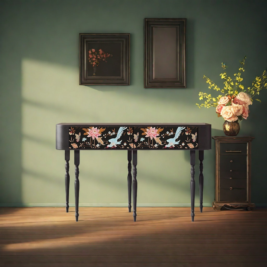 Liu's ink furniture Retro Multifunctional Art Console Table | Wayfair