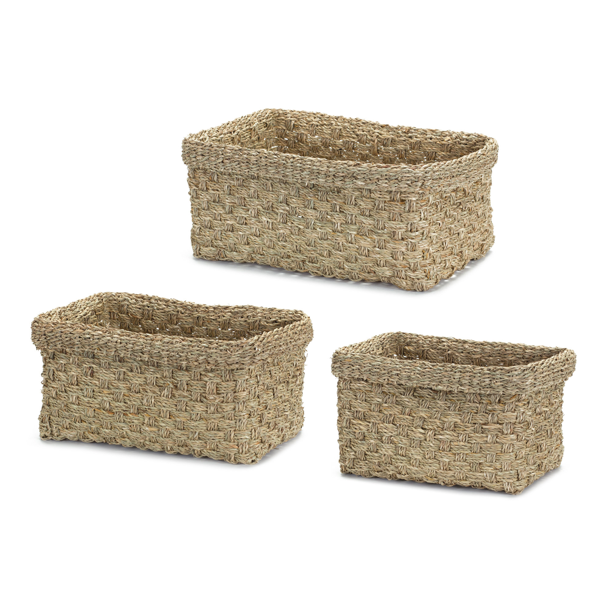 Highland Dunes Seagrass Basket | Wayfair