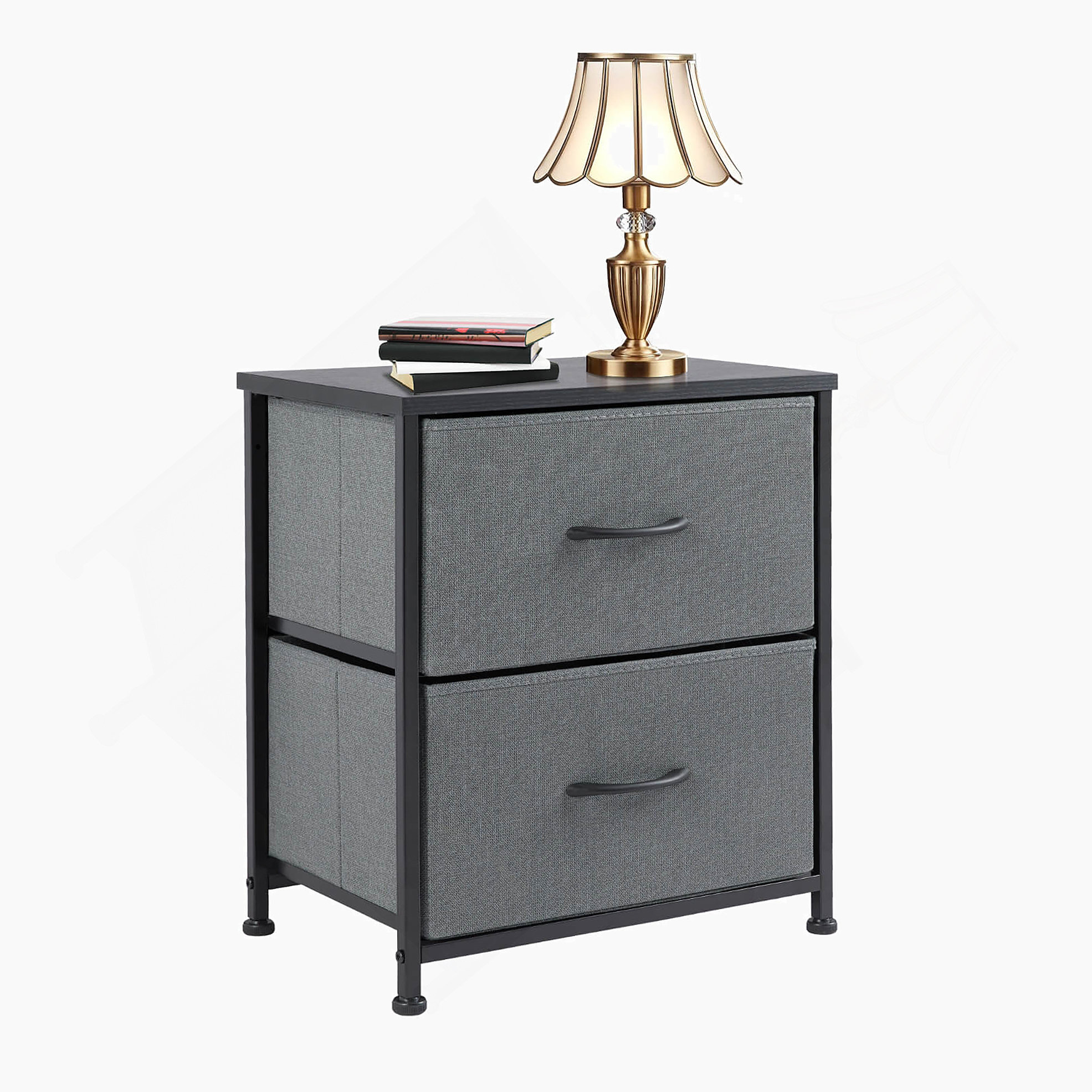 Hokku Designs Gray Drawers Dresser Chest Of Drawers With Metal Frame ...